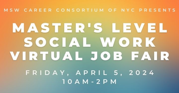 2024 Master's Level Social Work Job Fair