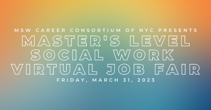 2023 Master's Level Social Work Job Fair