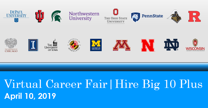 Hire Big 10 Plus Virtual Career Fair